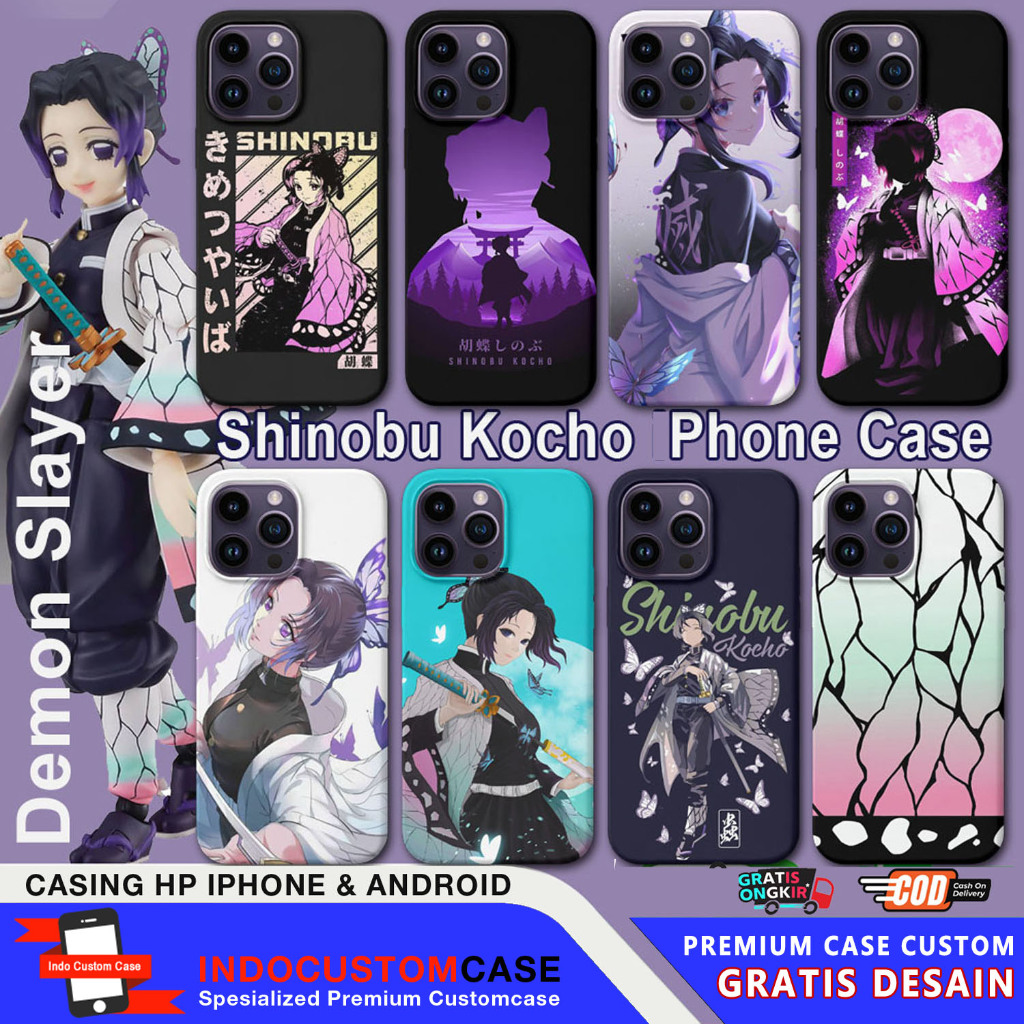 Jual Casing Hard Case HP iPhone Dan Android Motif Anime Shinobu Kocho ...