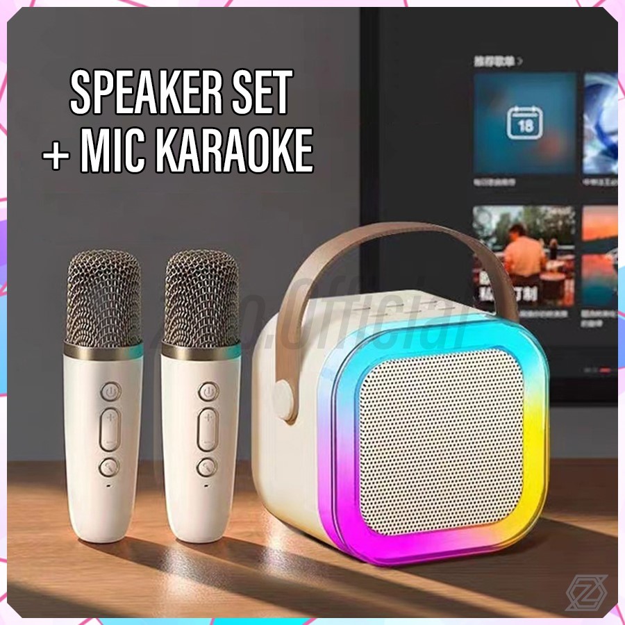 Jual [zolo] Speaker Karaoke KTV Set All in One 2 Mic / Speaker ...