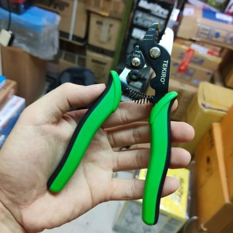 Jual TEKIRO Tang Potong Fiber Optik Potong Kupas Kabel Fiber Optic ...