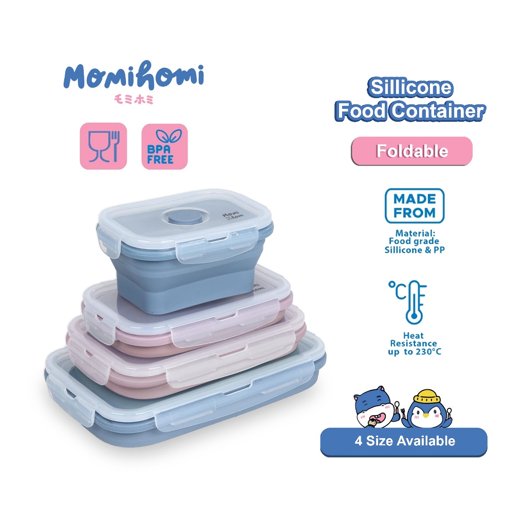Jual Momi Homi Silikon Food Container 3011 Tempat Penyimpanan Makanan ...