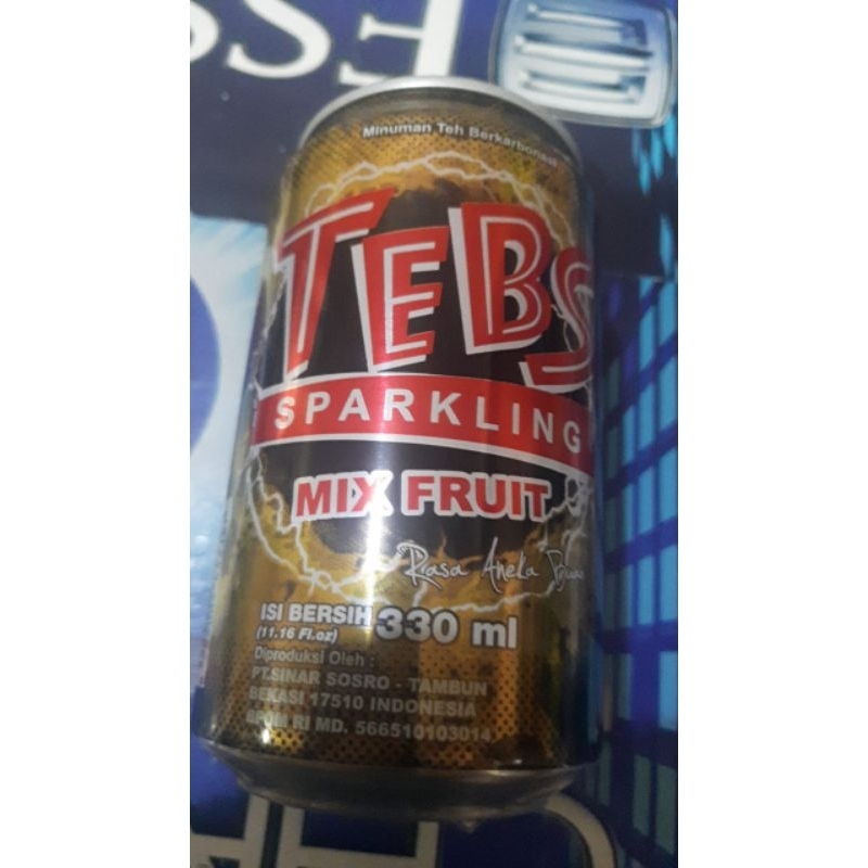 Jual PROMO TEBS KALENG SPARKLING 1PCS 330ML-MINUMAN KALENG TEBS ...