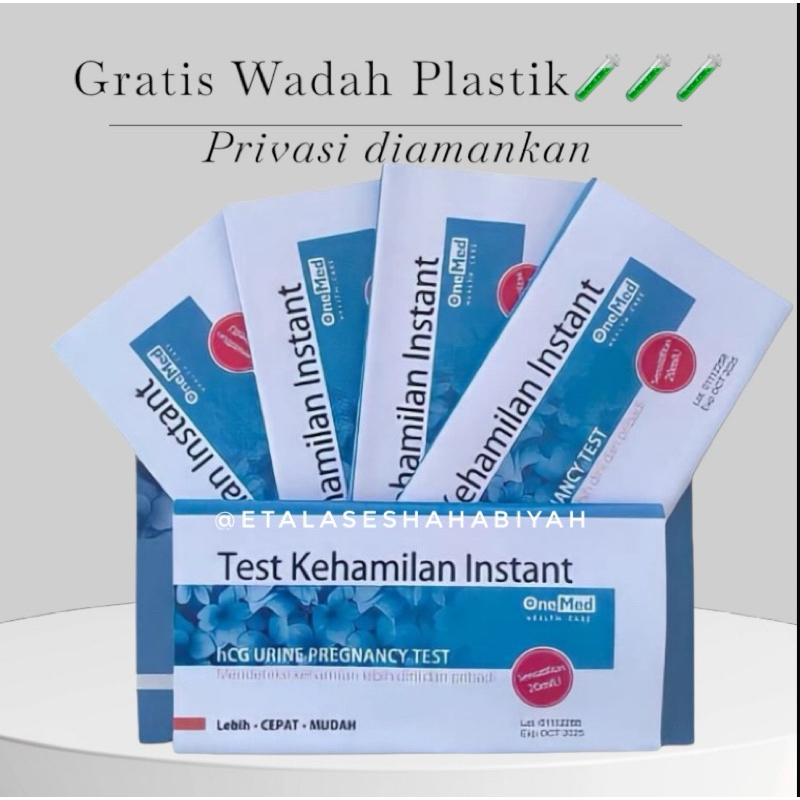Jual Test Pack Hamil OneMed / HCG Strip Pregnancy / Alat Tes Deteksi ...