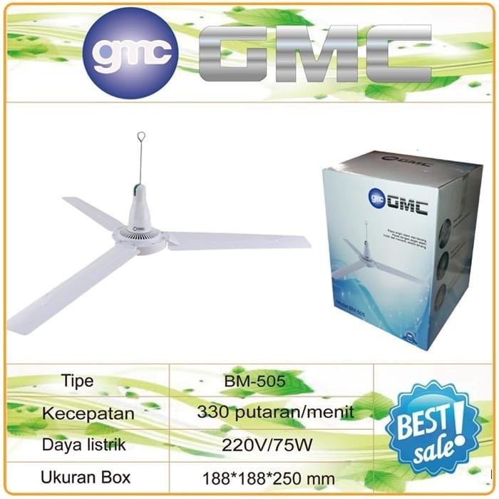 Jual Kipas Angin Gantung / Kipas Angin Plafon 56 Inci (Ceiling Fan)GMC ...