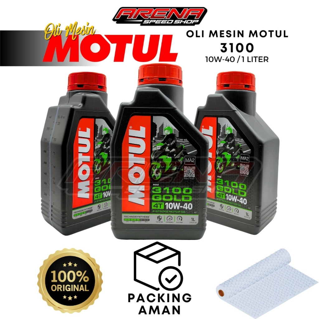 Jual MOTUL 3100 Gold 10W-40 1L TECHNOSYNTHESE Oli Mesin MX King Vixion ...
