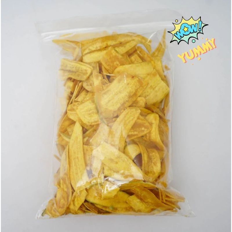 Jual Keripik Pisang Kriuk Kemasan 250 gr / Cemilan Kekinian / Asli ...