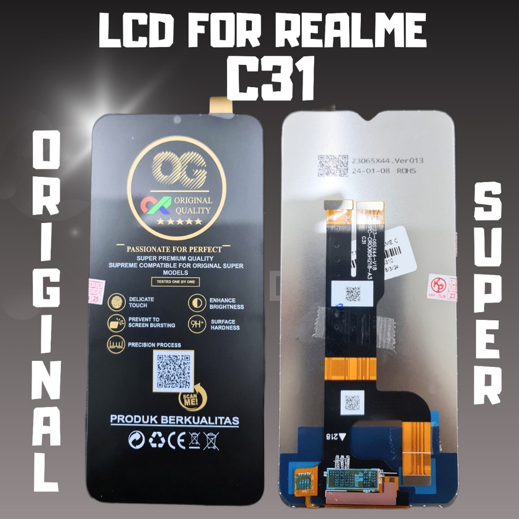 Jual LCD + TOUCHSCREEN REALME C31 KUALITAS ORIGINAL SUPER [OG[ | Shopee ...
