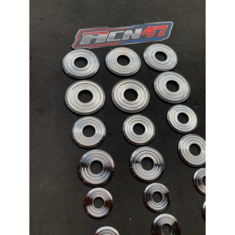 Jual Ring Flat Big stainless custom m10 drat 14 universal | Shopee ...