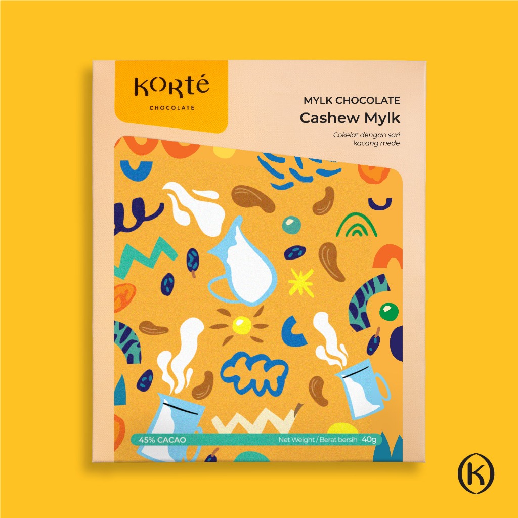 Jual Korte Cashew Mylk Chocolate Bar | Shopee Indonesia