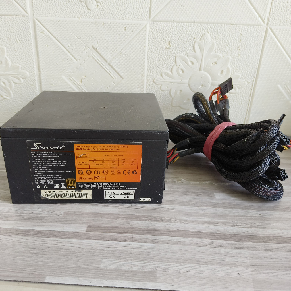 Jual PSU GAMING SEASONIC M12II 750W 80+ BRONZE MODULAR V1 | Shopee ...