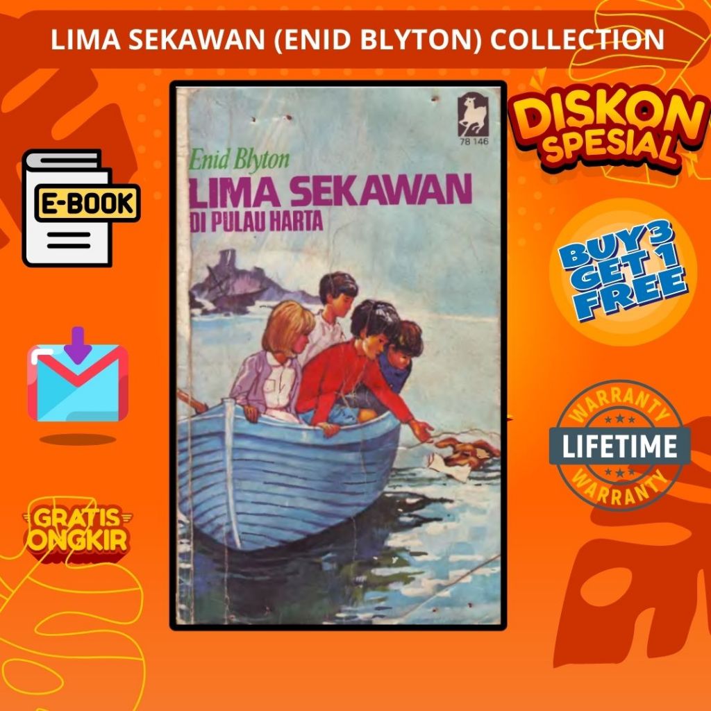 Jual Novel Digital Lima Sekawan Enid Blyton Bahasa Indonesia Edisi 1 s ...