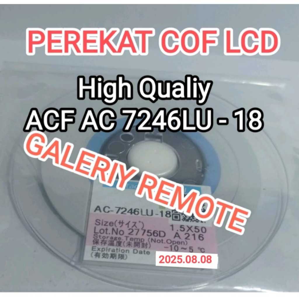Jual lem acf ac 7246lu 18 untuk perbaikan cof lcd disply led tv - acf ac 9865 AY 35 ke papan t ...
