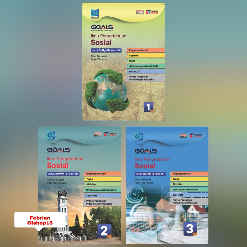 Jual BUKU LATIHAN SOAL GOALS IPS SMP/MTS KELAS 7 8 9 KURIKULUM MERDEKA ...