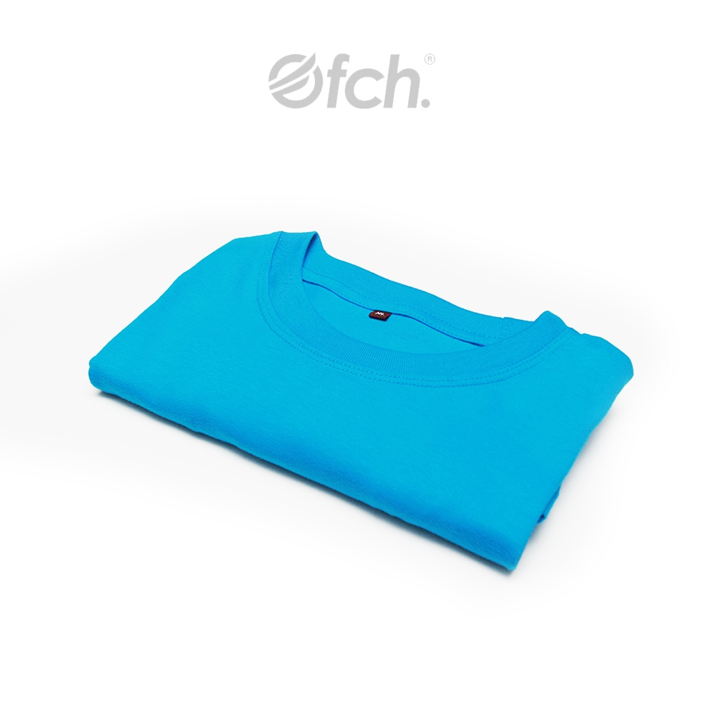 Jual KAOS POLOS KNITTO 24S BIRU TURKISH COTTON COMBED BAJU PRIA WANITA ...