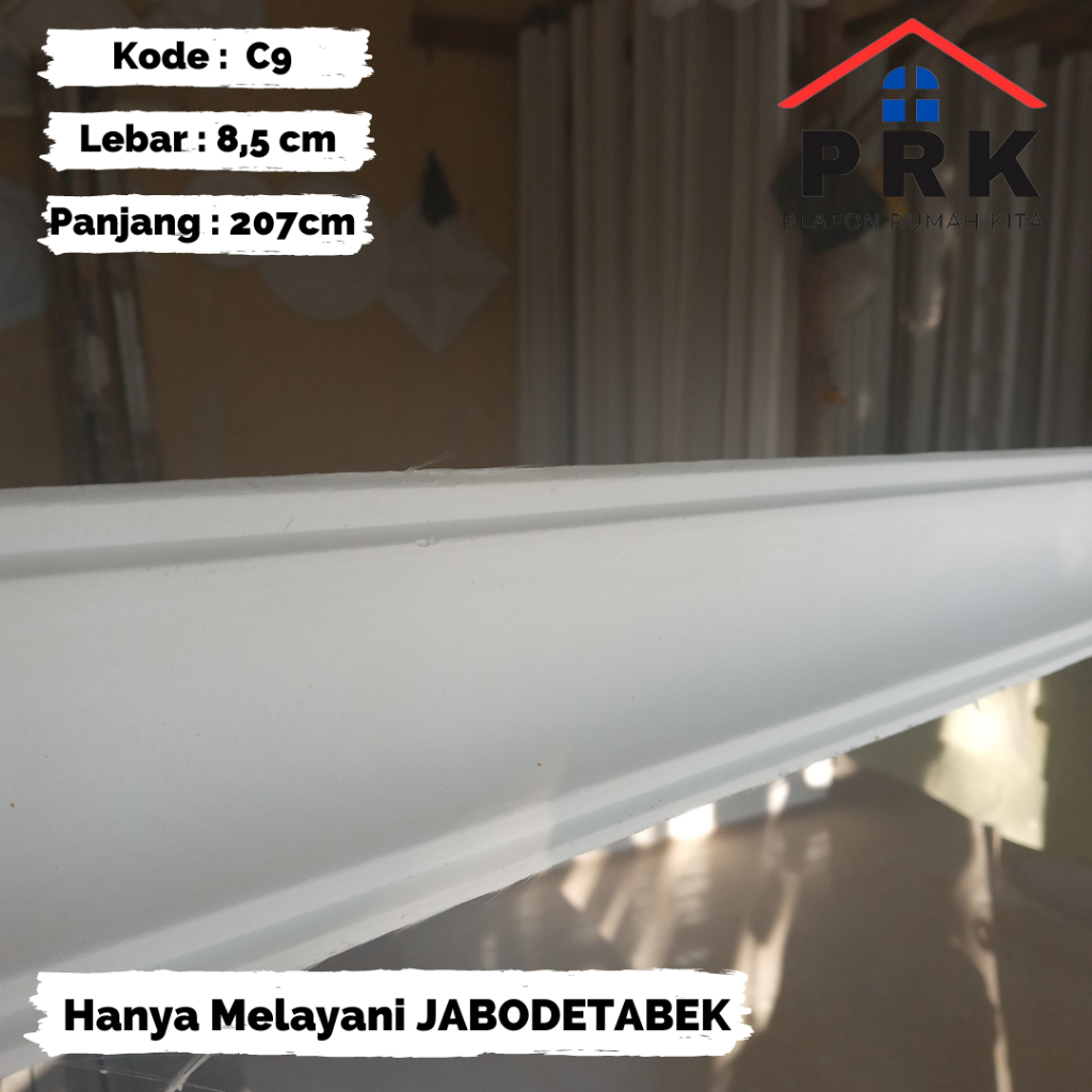 Jual Lis List Gypsum Gipsum Motif (MINIMALIS) C Polos lebar 8,5cm ...