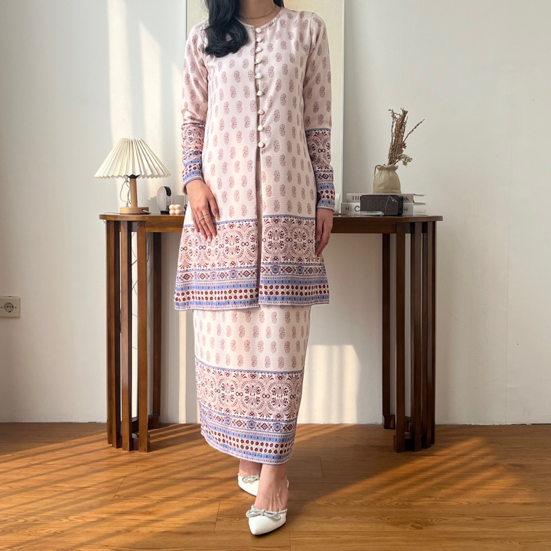 Jual Hoolaqueen - Zoya Set Melayu - Baju Kurung Motif - Set Kurung ...