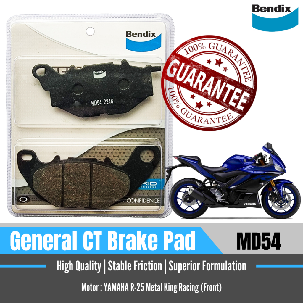 Jual BRAKE PADS R25 25 Kampas rem Depan R25 R 25 BENDIX MD54 DISCPAD ...