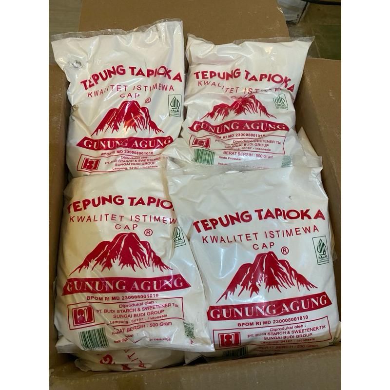 Jual Tepung Tapioka Gunung Agung 500gr | Shopee Indonesia