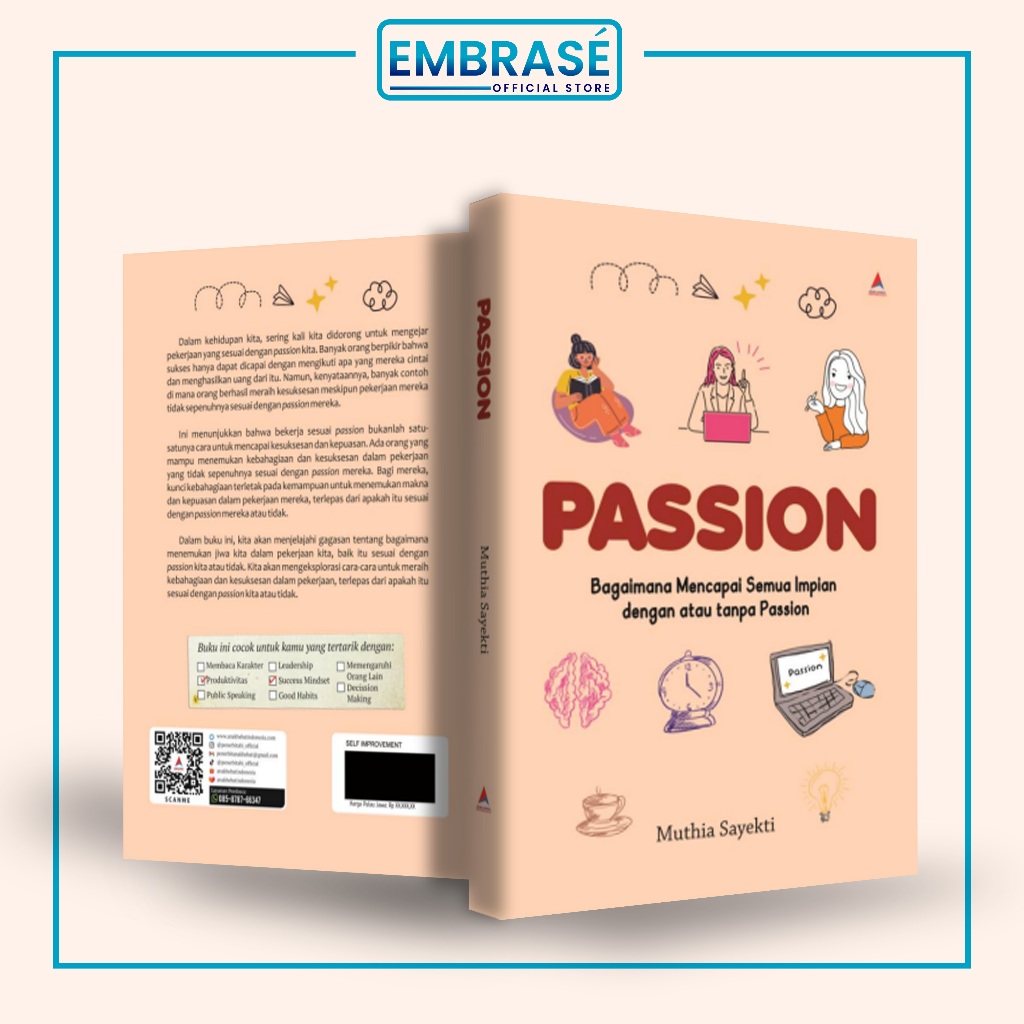 Jual Buku Motivasi Passion: Bagaimana Mencapai Semua Impian Dengan Atau Tanpa Passion, Panduan ...