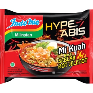 Jual INDOMIE MIE KUAH INSTANT RASA SEBLAK HOT JELETOT 75gr (6PCS ...