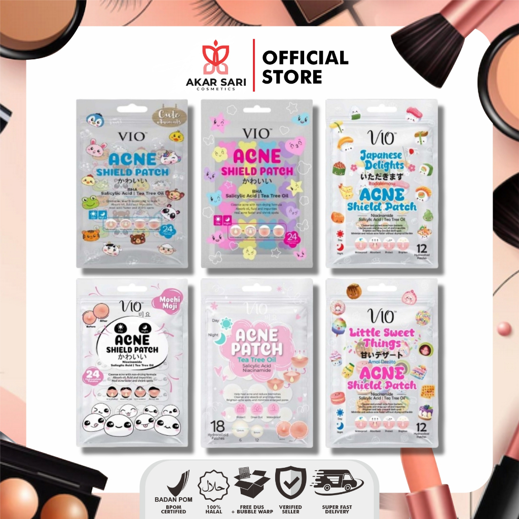 Jual VIO ACNE SHIELD PATCH CARACTER - Acne Patch Karakter | Shopee ...