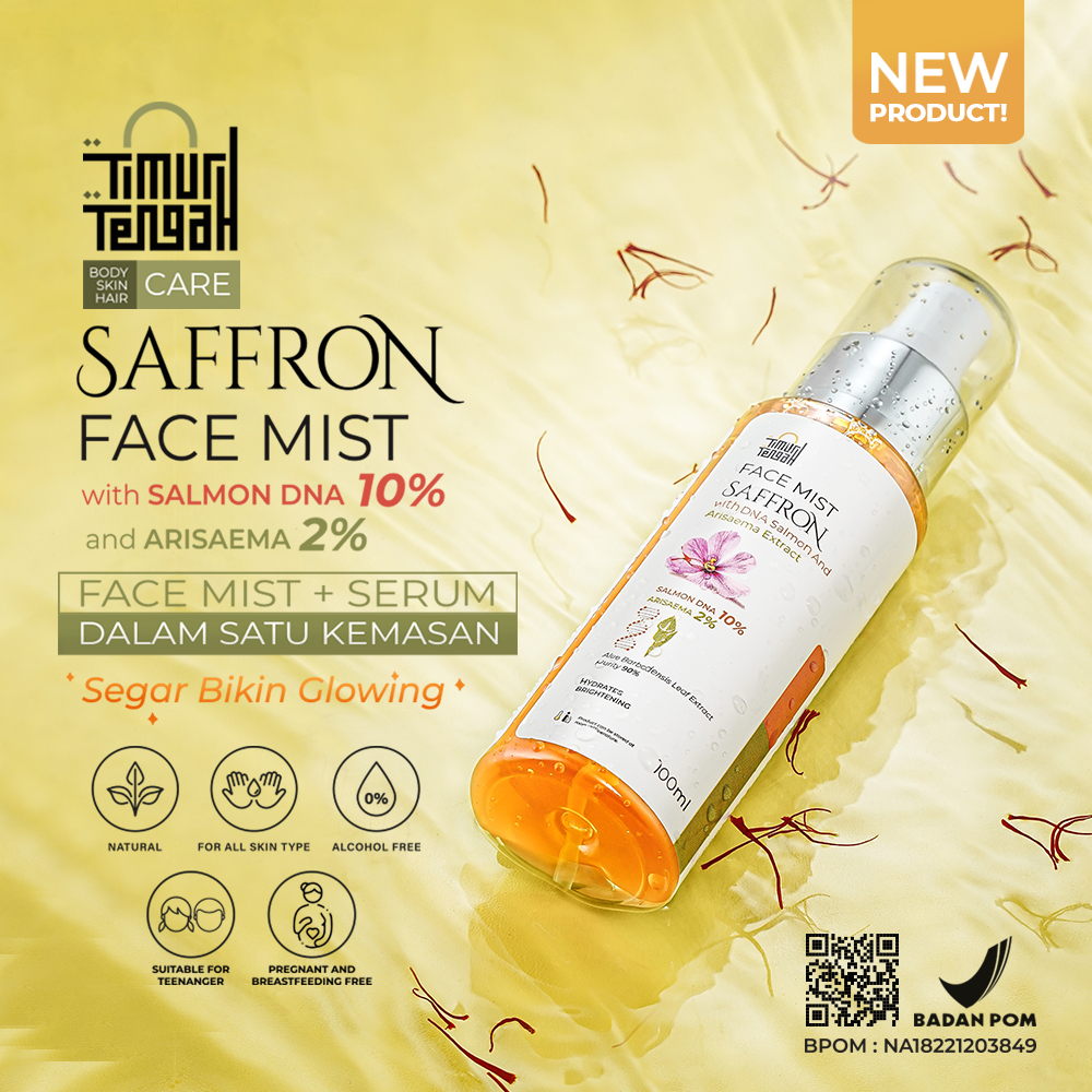 Jual Face mist Saffron Timur Tengah Serum With Salmon DNA 10% ...