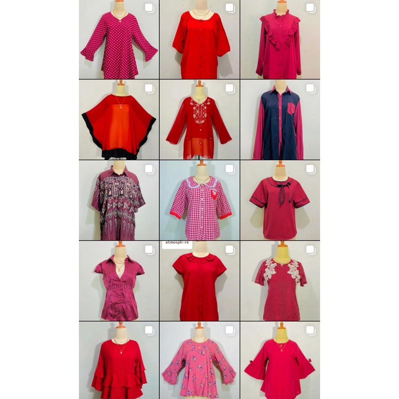 Jual Summerfinn Red Collection - Koleksi Dress dan Atasan blouse formal ...