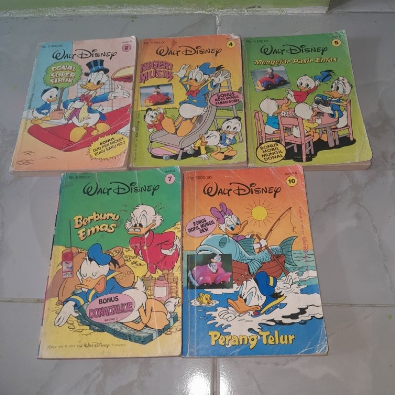 Jual ORIGINAL BEKAS PRELOVE KOMIK WALT DISNEY TAHUN III 3 TIGA - DONAL ...