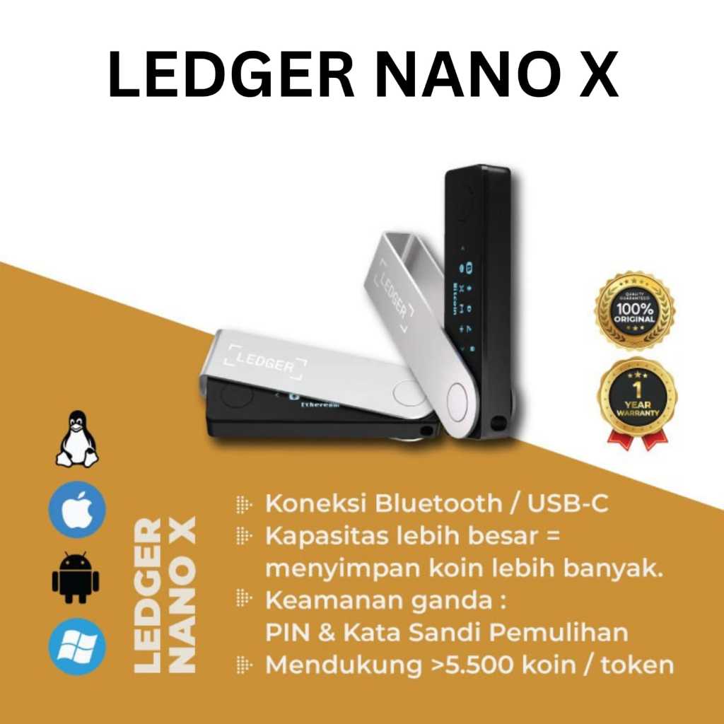 Jual Ledger Nano X - Cold Wallet Dompet Digital Self Custody Hardware ... Jual Ledger Nano X - Cold Wallet Dompet Digital Self Custody Hardware ...