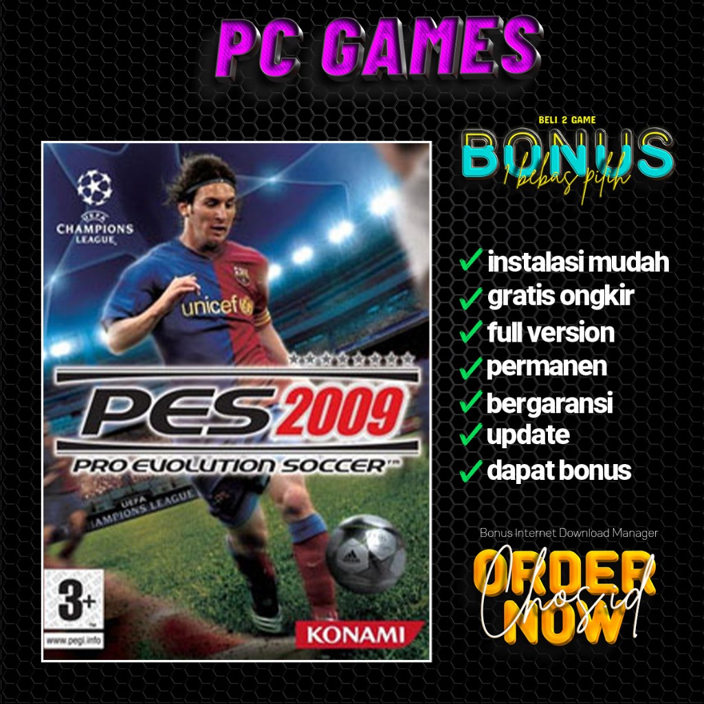 Jual PES 2009 | Game PC - Laptop | Shopee Indonesia