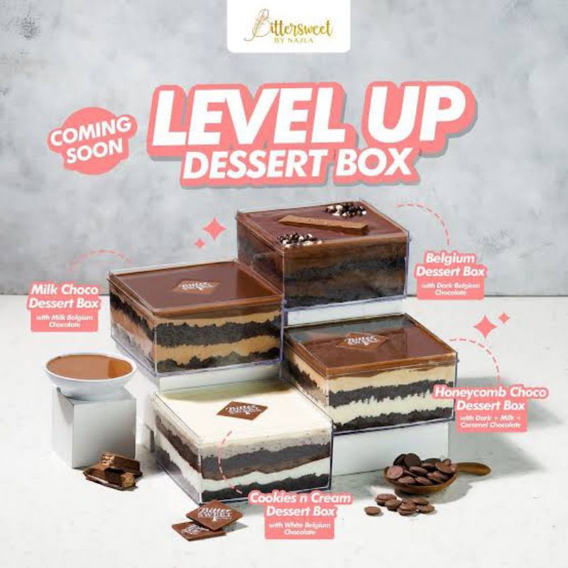 Jual Bittersweet by Najla Dessert Box Turkish, lotus, milo, oreo ...