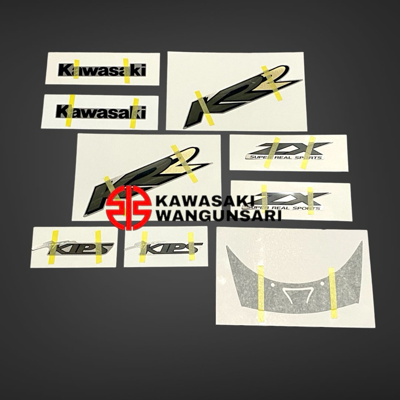 Jual Original Striping striker fullset ninja rr old zx krr silver ...