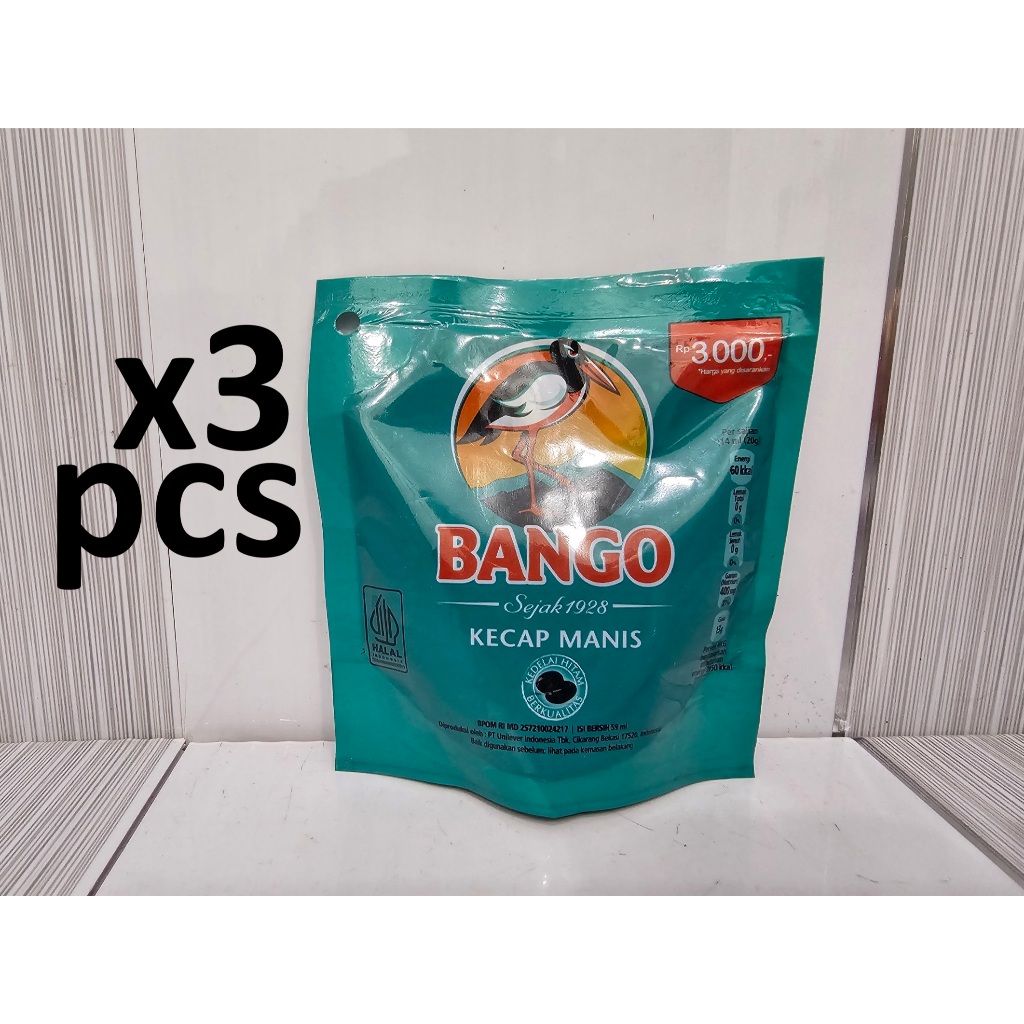 Jual Bango Kecap Manis 77g Refill (3pcs) | Shopee Indonesia