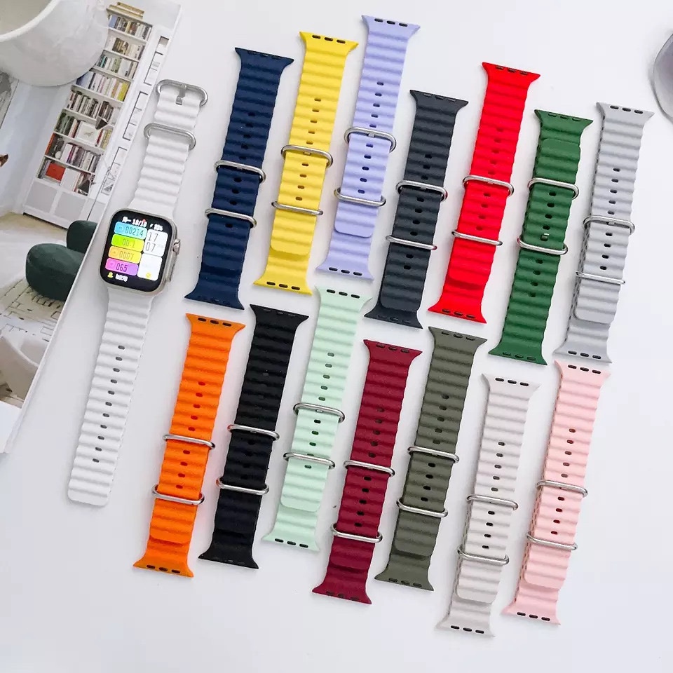 Jual Ocean Band Strap Tali Jam Apple Watch | Shopee Indonesia