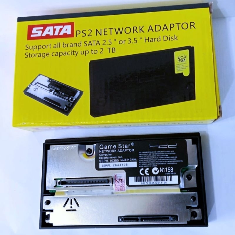 Jual PS2 NETWORK ADAPTOR Game Star NA Hardisk IDE & SATA | Shopee Indonesia