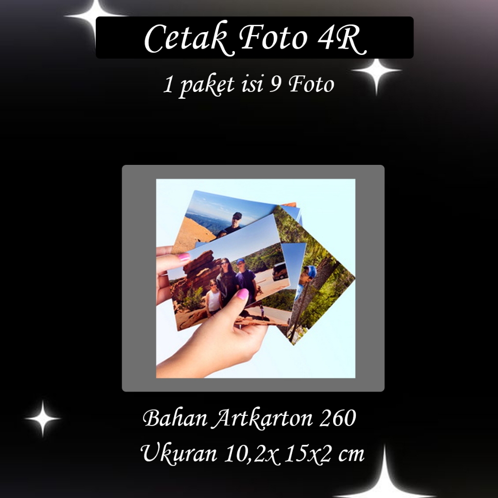 Jual Cetak Foto Custom Ukuran 4R 1 Paket Isi 9 Foto FULL Berkualitas ...