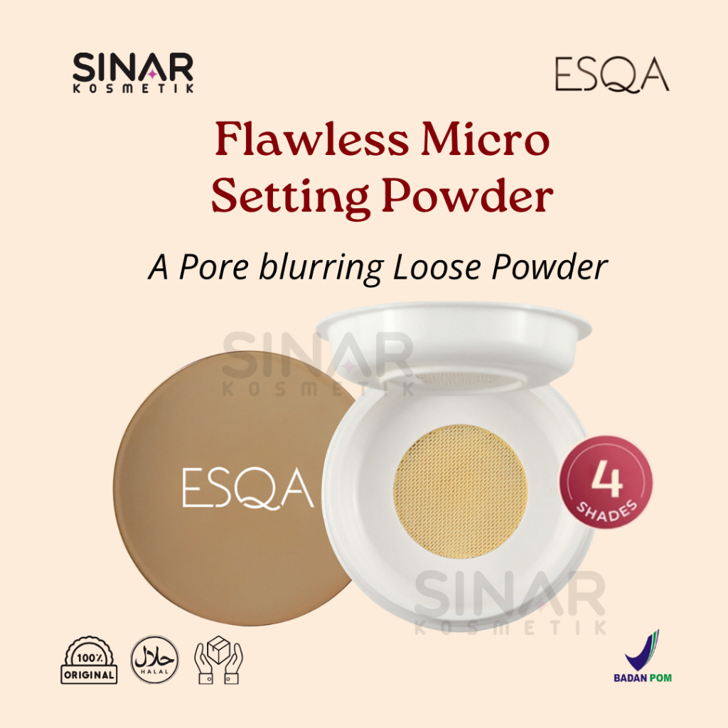 Jual ESQA Micro Setting Powder | Face Powder / Finishing Powder / Bedak ...