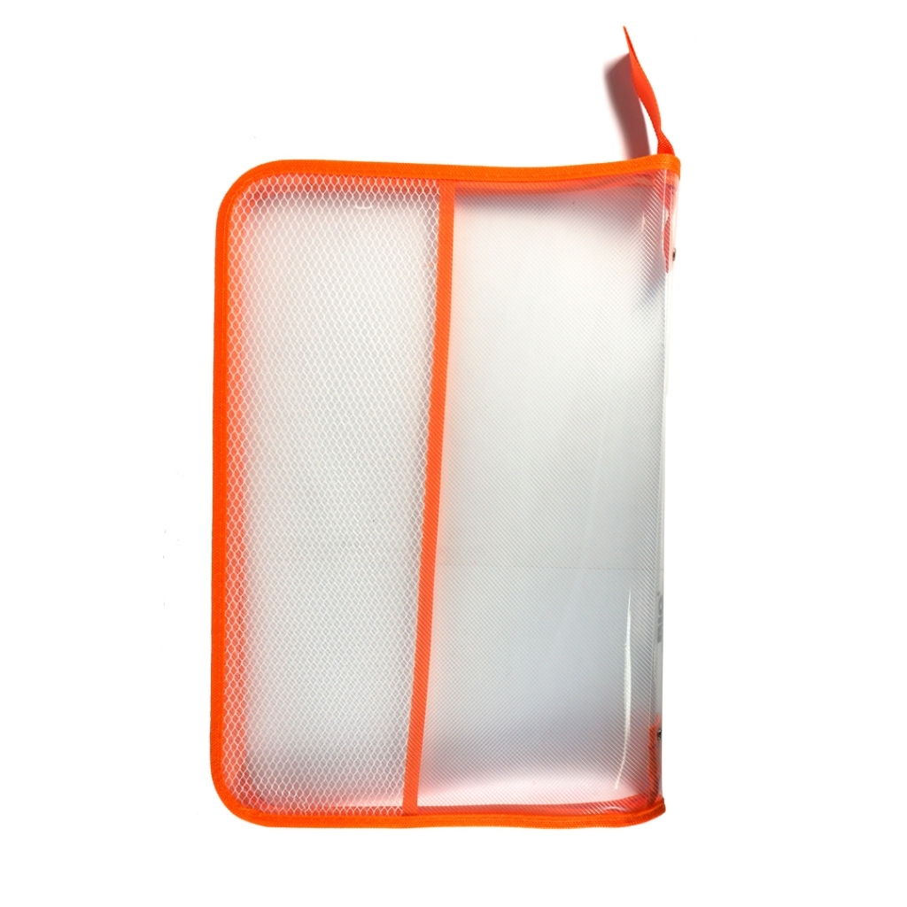 Jual TBMO BIG Map Resleting Jumbo Jala 7001 / Map Plastik Zipper Bening ...