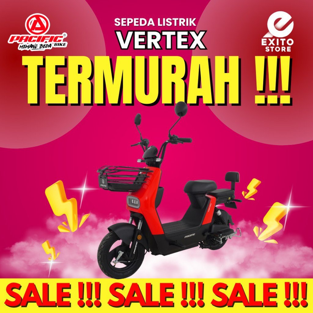 Jual Sepeda Listrik Pacific VERTEX Selis New By pacific | Shopee Indonesia