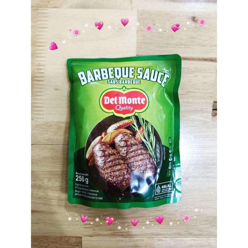 Jual DEL MONTE BBQ BARBEQUE SAUCE 250GR | Shopee Indonesia