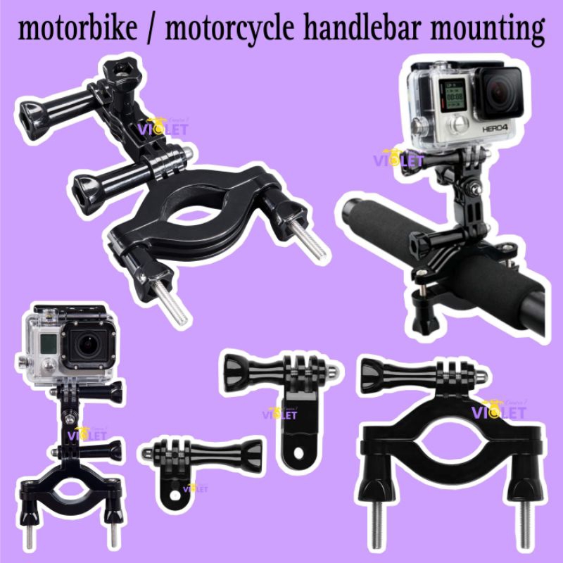 Jual motor bike handle bar mount handle bar motor mounting handle bar ...