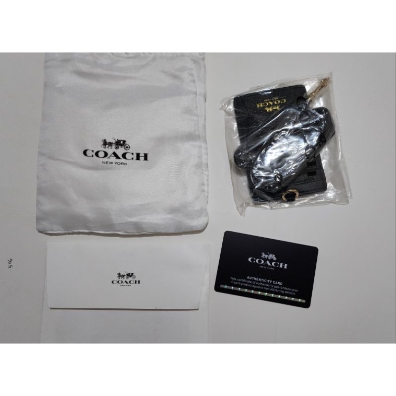 Jual COACH Lanyard ID cardholder name tag holder Original | Shopee ...