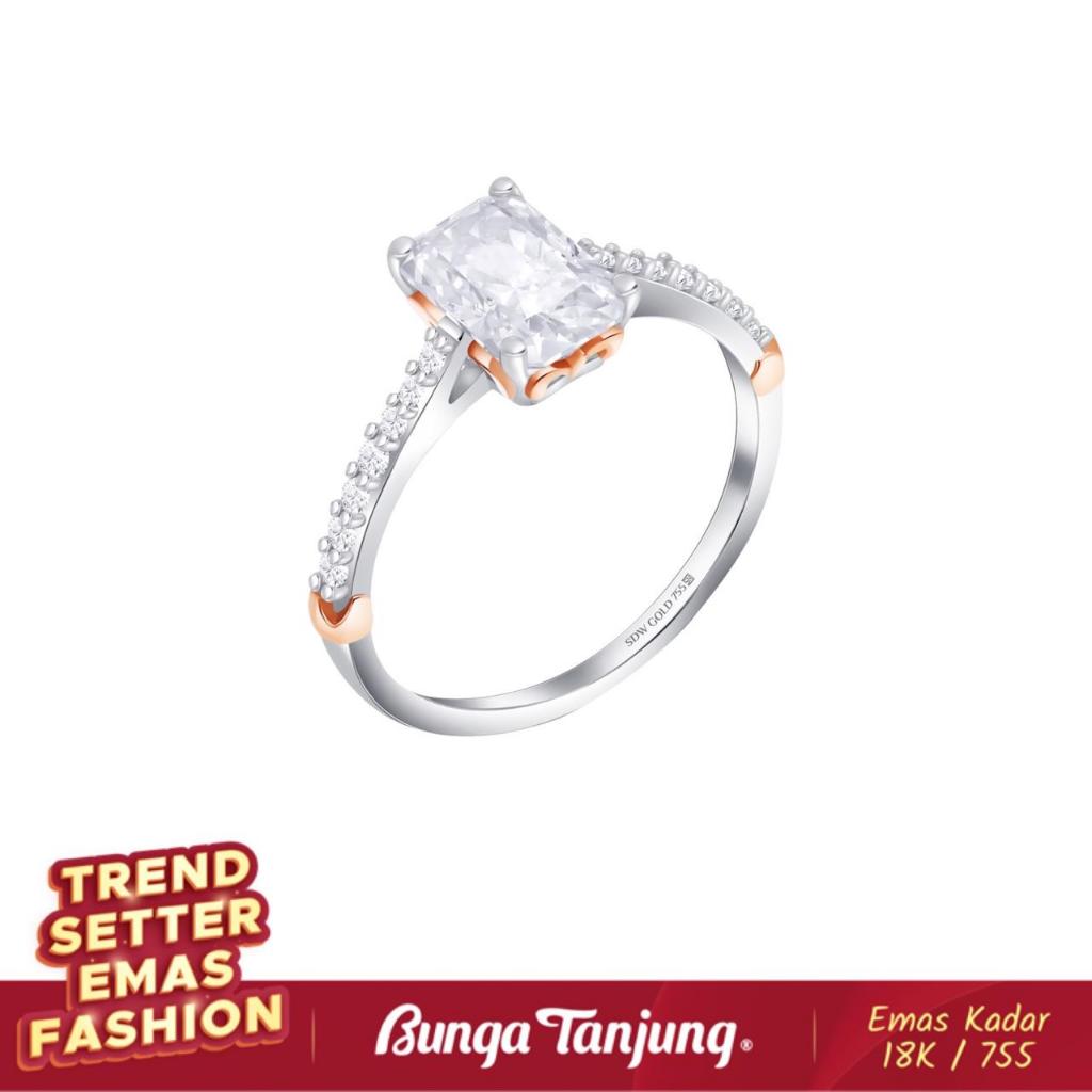 Jual CINCIN PRINCESS DAZZLE - SDW GOLD - EMAS 18K - BUNGA TANJUNG ...