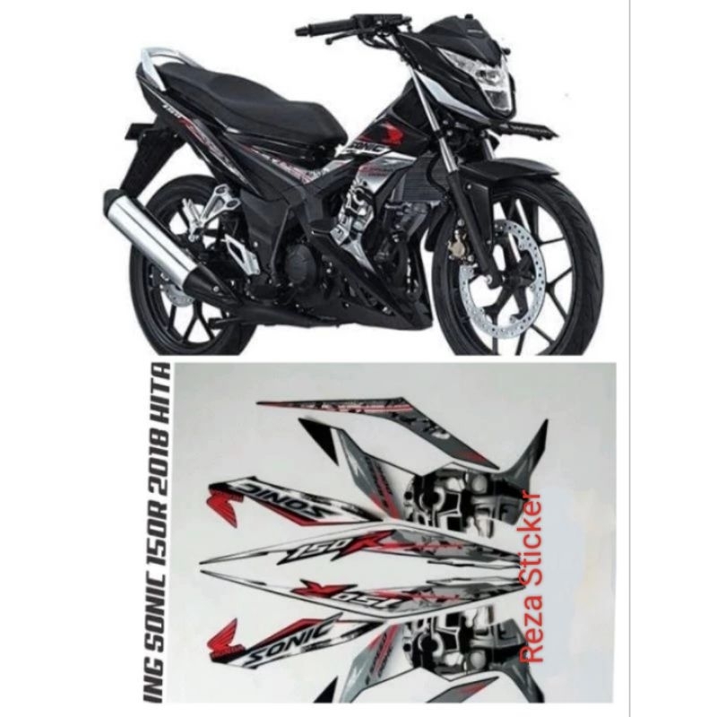 Jual striping sticker Lis les decal Polet orian standar motor Honda ...