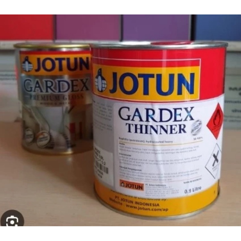 Jual jotun thinner tiner gardex 1 liter 1 ltr 0.9 liter thinner ...