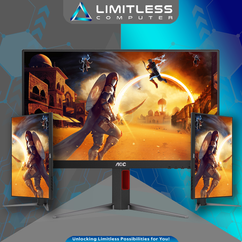 Jual AOC 24G2 180Hz 24 Inch FHD IPS HDMI DP Vertical Rotatable Monitor ...