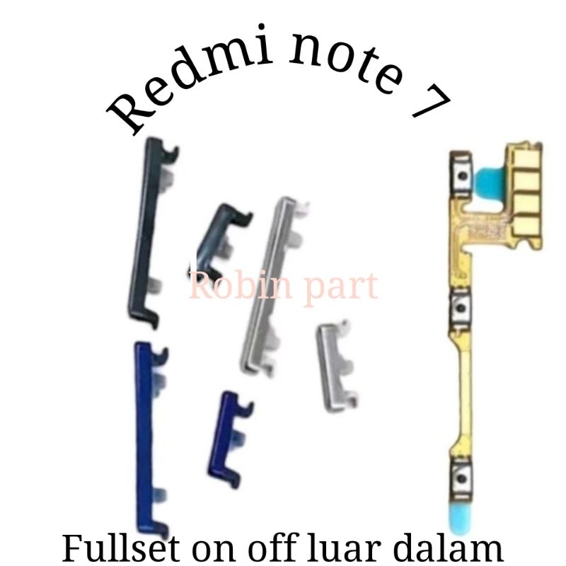 Jual Tombol set flexsibel on of volume redmi note 7 | Shopee Indonesia