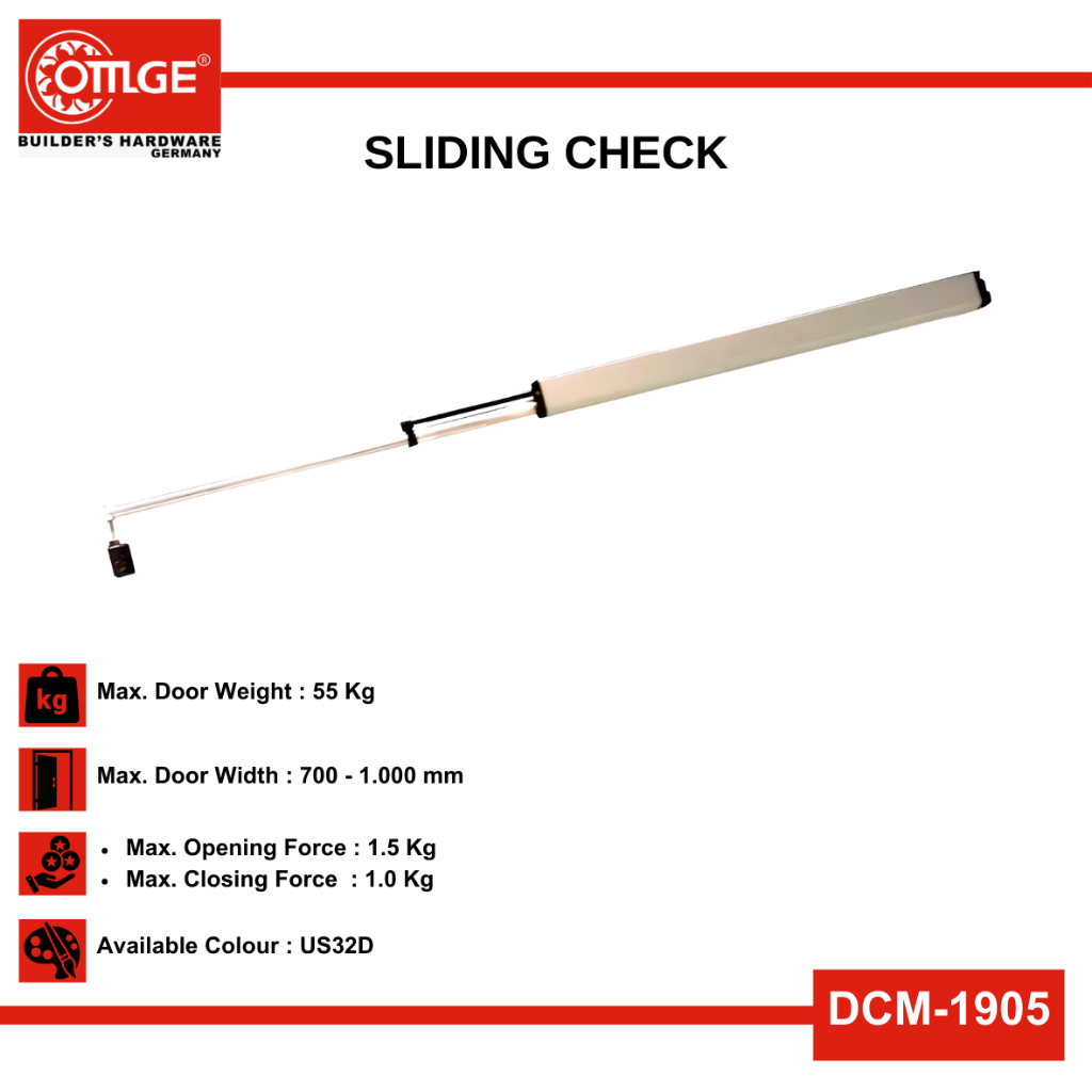 Jual Sliding Check/Sliding Door Closer/Penutup Pintu Geser Otomatis ...