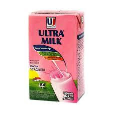 Jual ULTRA MILK UHT STRAWBERRY 125 ML | Shopee Indonesia