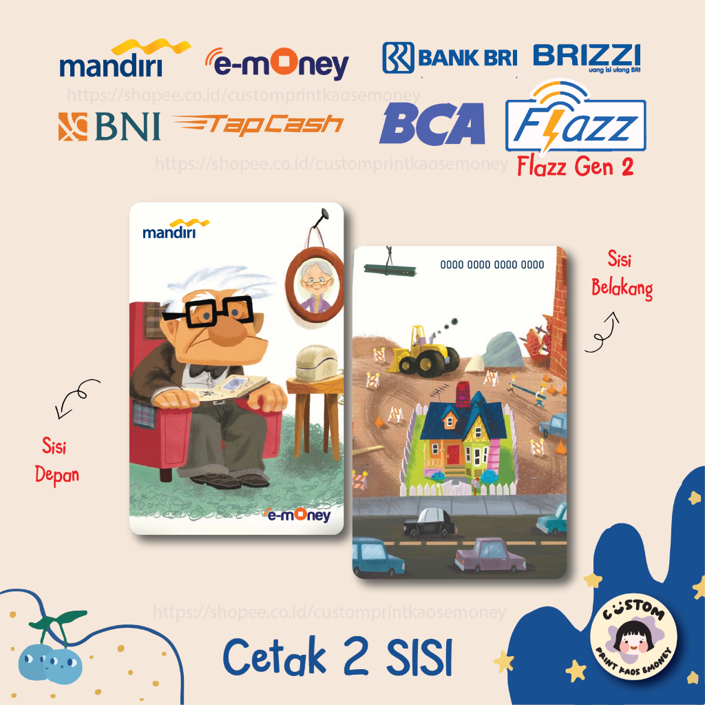 Jual KARTU E MONEY E TOLL ANIME KARTUN KAKEK CARL FERDRICKSEN FILM UP ...