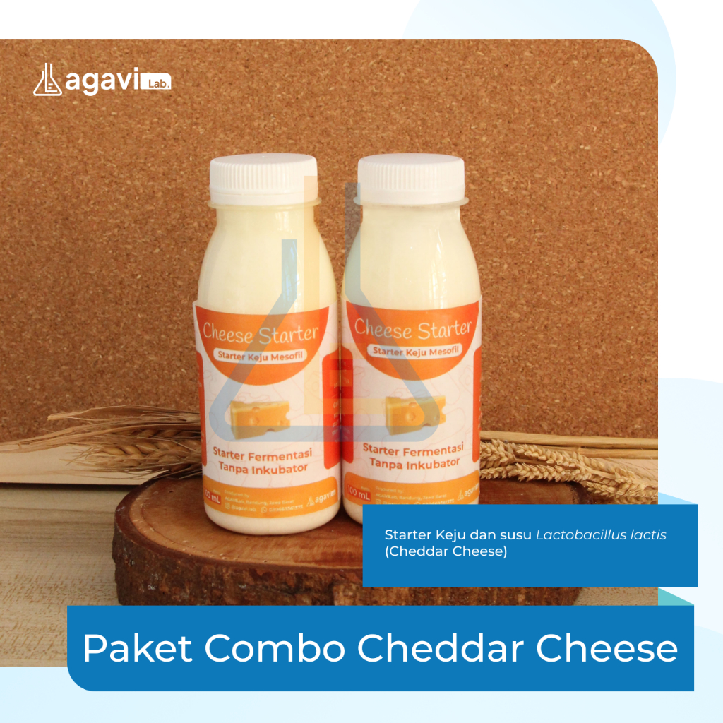 Jual BUNDLING - Paket Combo Cheddar Cheese - Starter Keju dan Susu ...